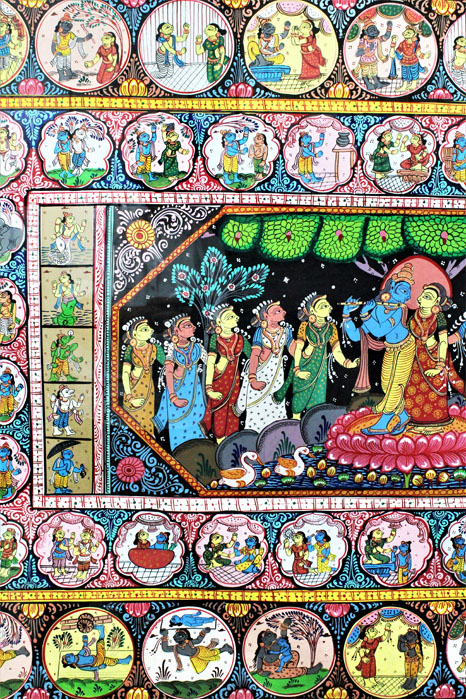 GiTAGGED Lord Krishna Life Story Orissa Pattachitra Painting