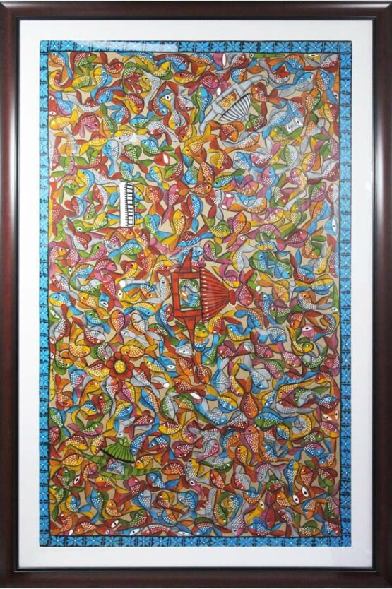 Order GiTAGGED Bengal Pattachitra fish paintings online, India