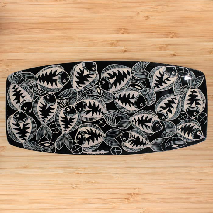 Bengal Pattachitra Wooden Tray Handpainted | GiTAGGED®