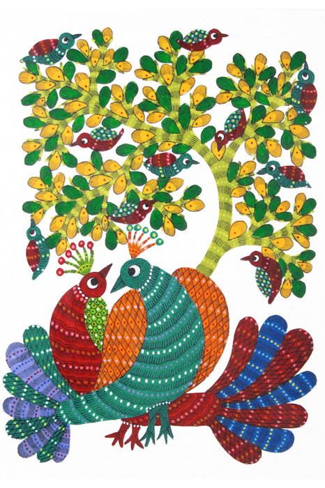 Gond Paintings , Dot & Line Paintings | 100% Authentic | GiTAGGED®