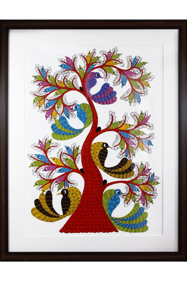 Gond Paintings , Dot & Line Paintings | 100% Authentic | GiTAGGED®