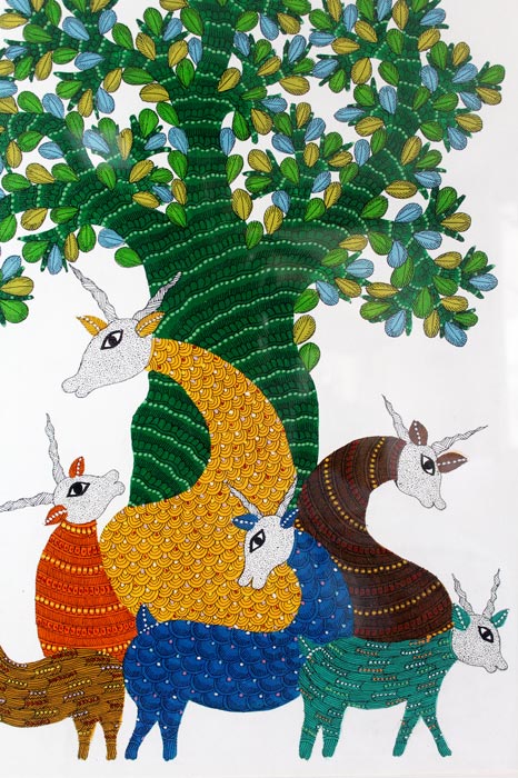 Gond Paintings , Dot & Line Paintings | 100% Authentic | GiTAGGED®