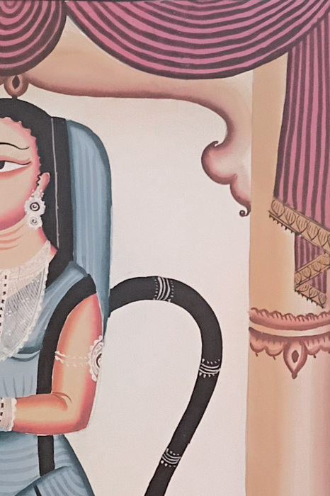 GiTAGGED Bengal Pattachitra Parvathi Ganesha painting Online